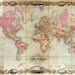 World Map of 1775 by Tobiae Conradi Lotter. Vintage Restoration ...