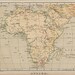 Map of Africa 1880. Vintage Home Deco Style Old Wall - Etsy