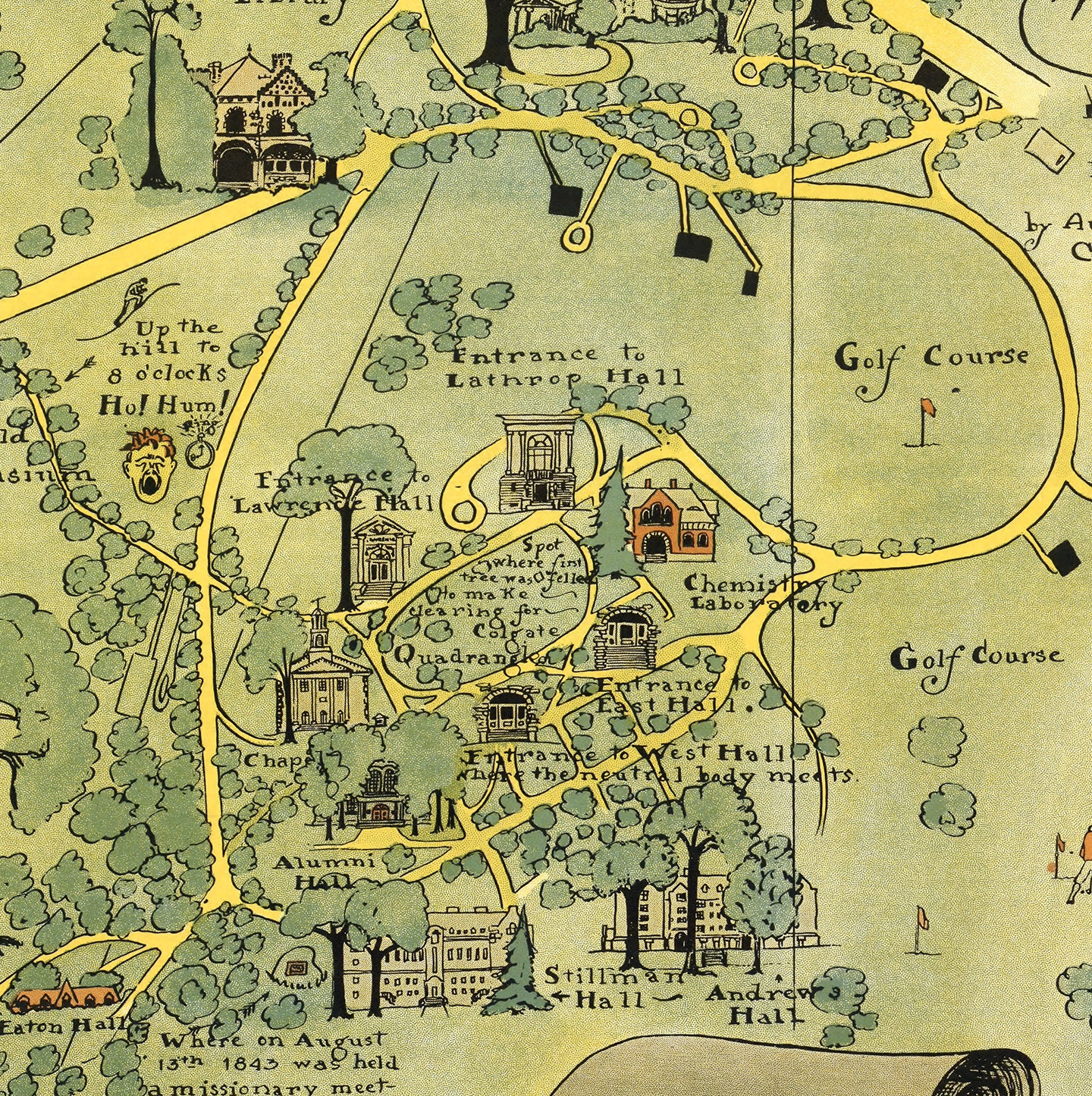 Colgate University Campus Map