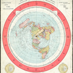 Gleason's New Standard Map of the World, 1892. Vintage Restoration ...