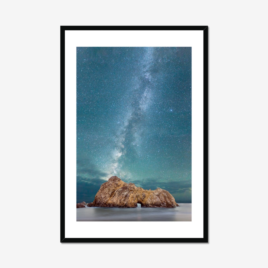 Pfeiffer Beach / Key Hole Rock / Big Sur California / Above Bed Decor ...