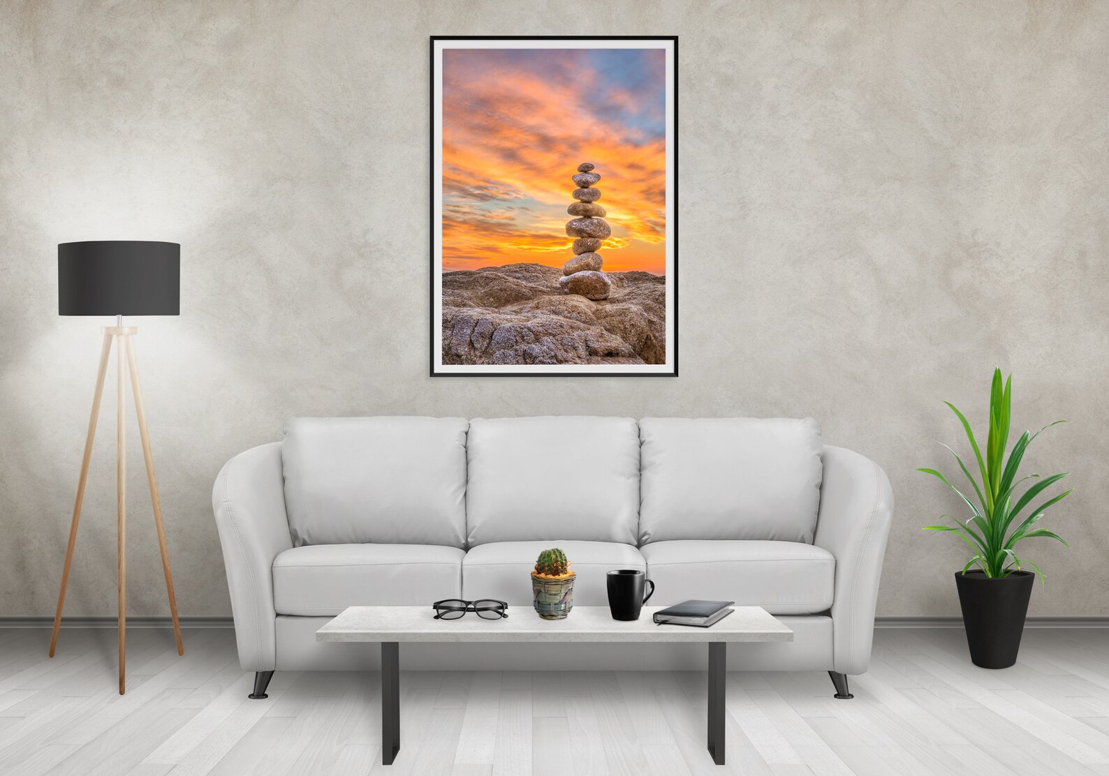 Equilibrium / A Quiet Place / Stacked Rock Art / New Age Decor - Etsy