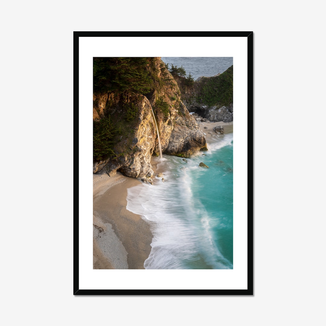 Mcway Falls / Big Sur California / Above Bed Decor / Home Decor ...