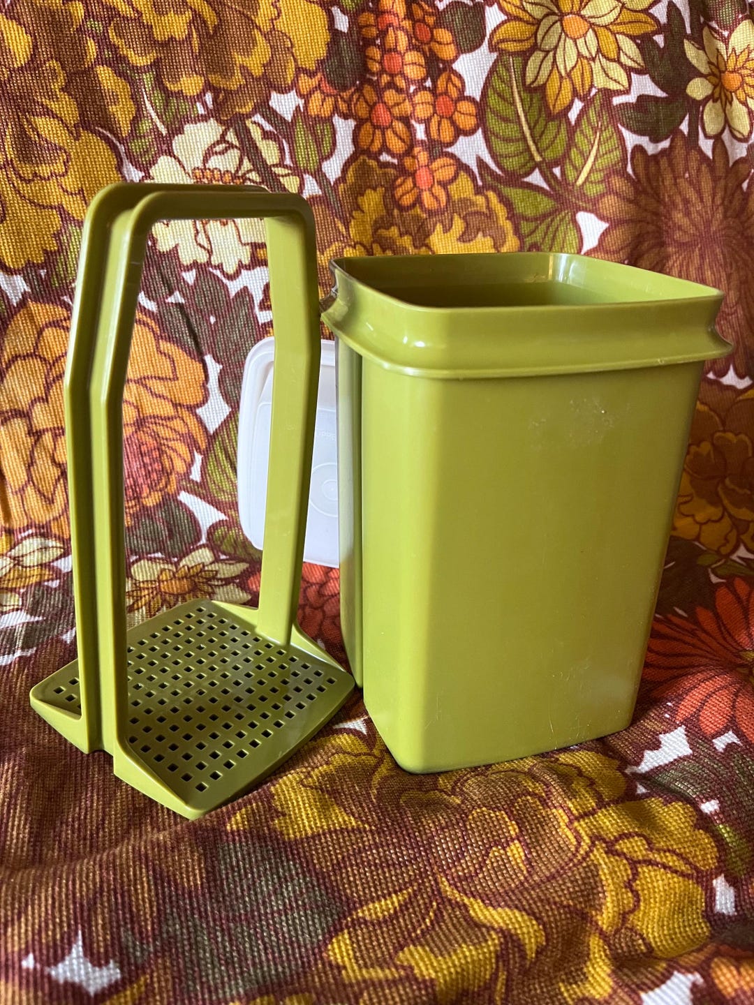 Green Vintage Tupperware 1330-8 3 Piece Pic A Deli Vegetable Pickle ...