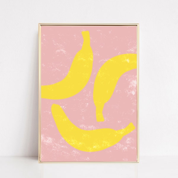Banana Print - Etsy