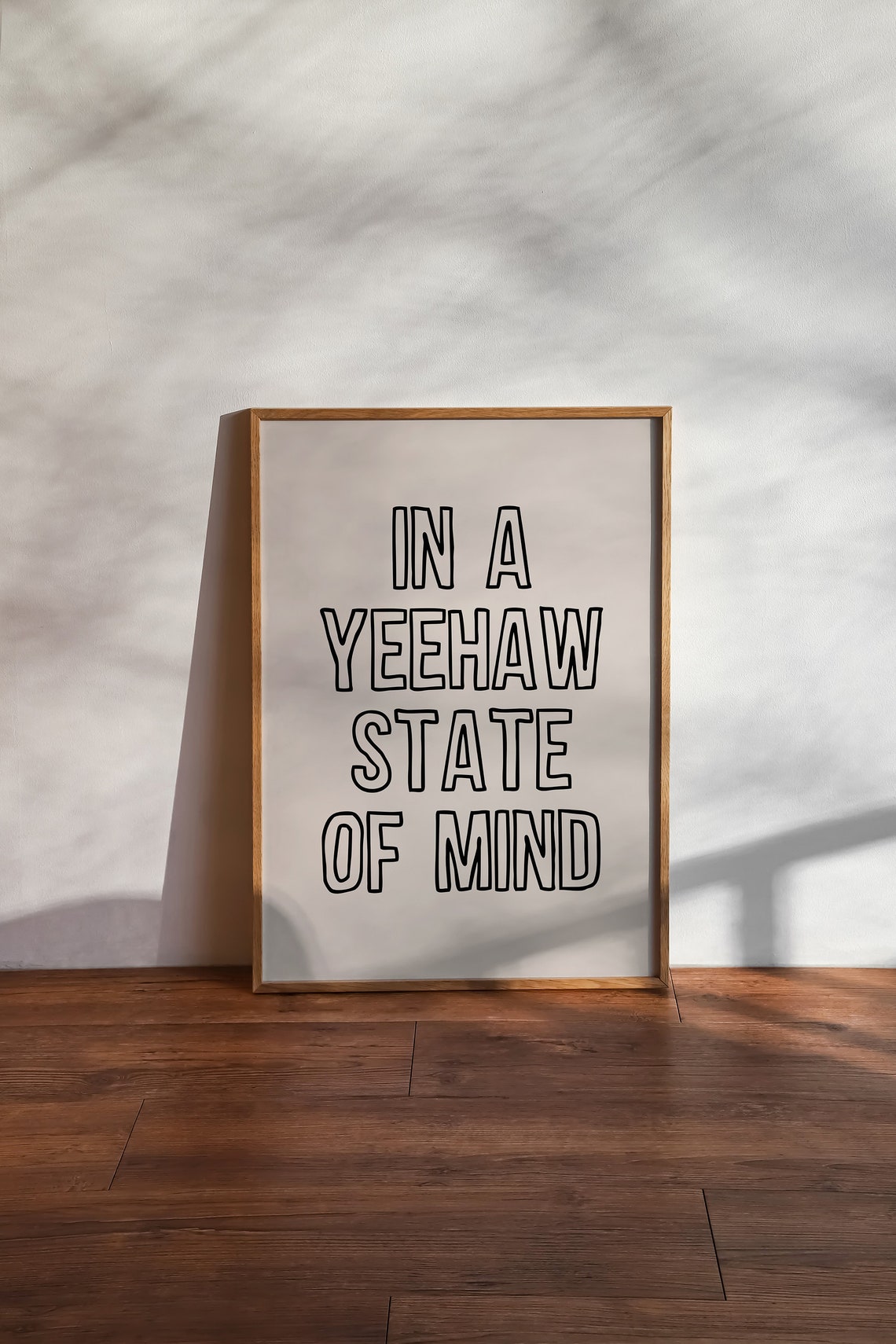 Yeehaw Digital Print | Western Home Decor | Large Wall Art Print ...