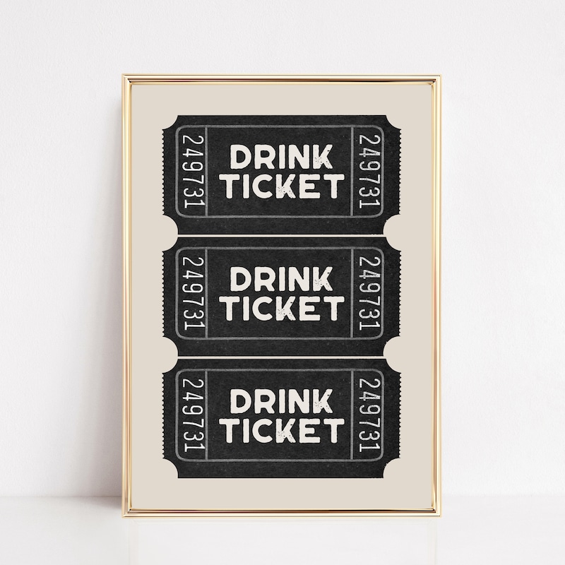 Drink Tickets - Etsy