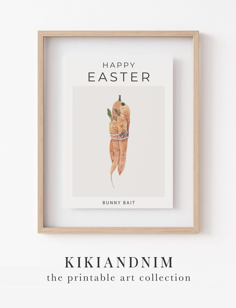 Boho Easter Decor | Easter Printable Wall Art | Easter Print | Spring ...
