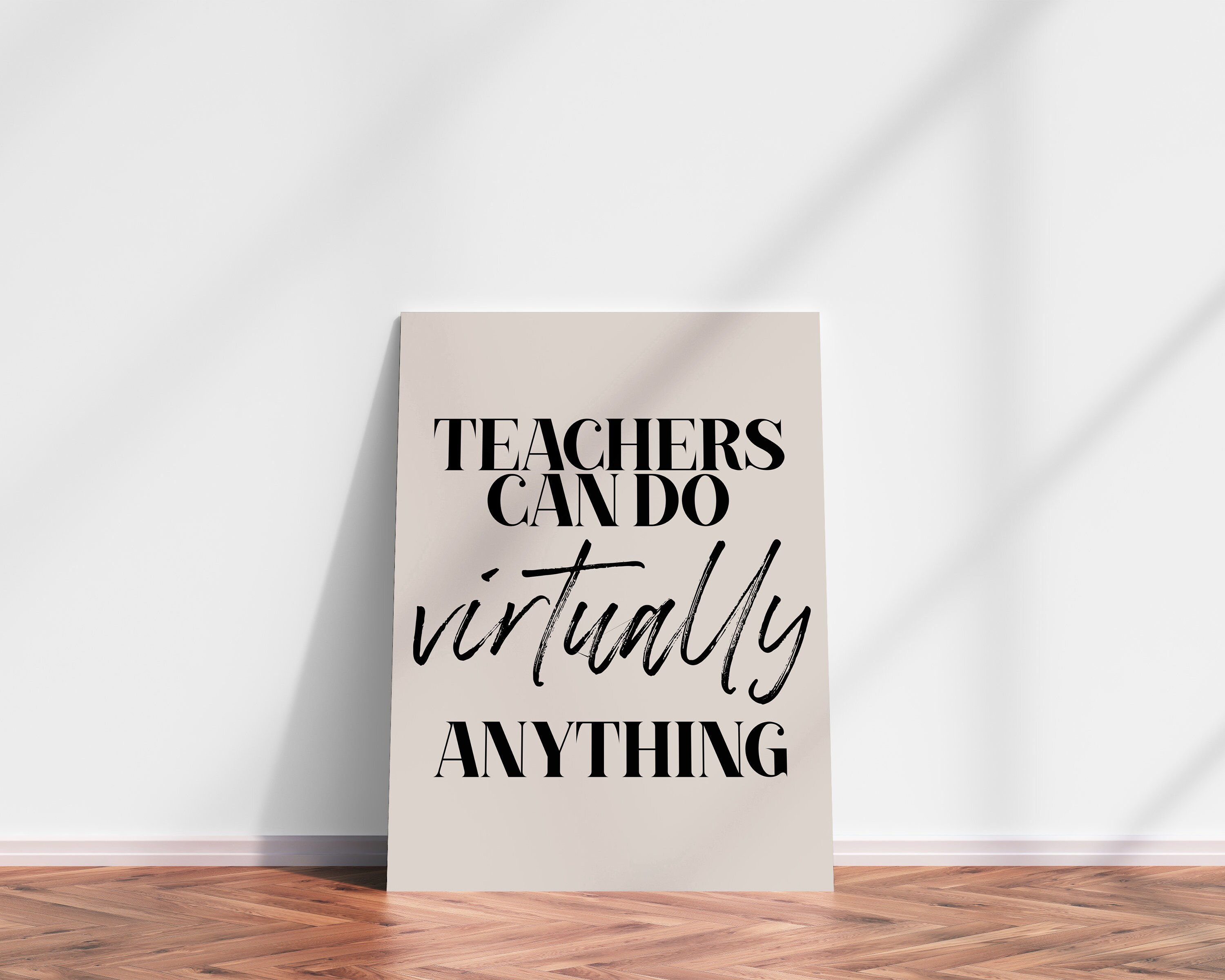 Teachers Can Do Virtually Anything Art Print Gifts for | Etsy