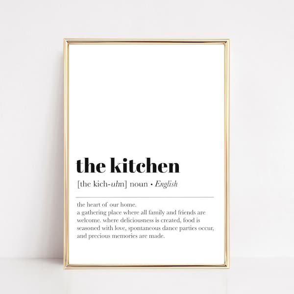 Kitchen Poster - Etsy UK