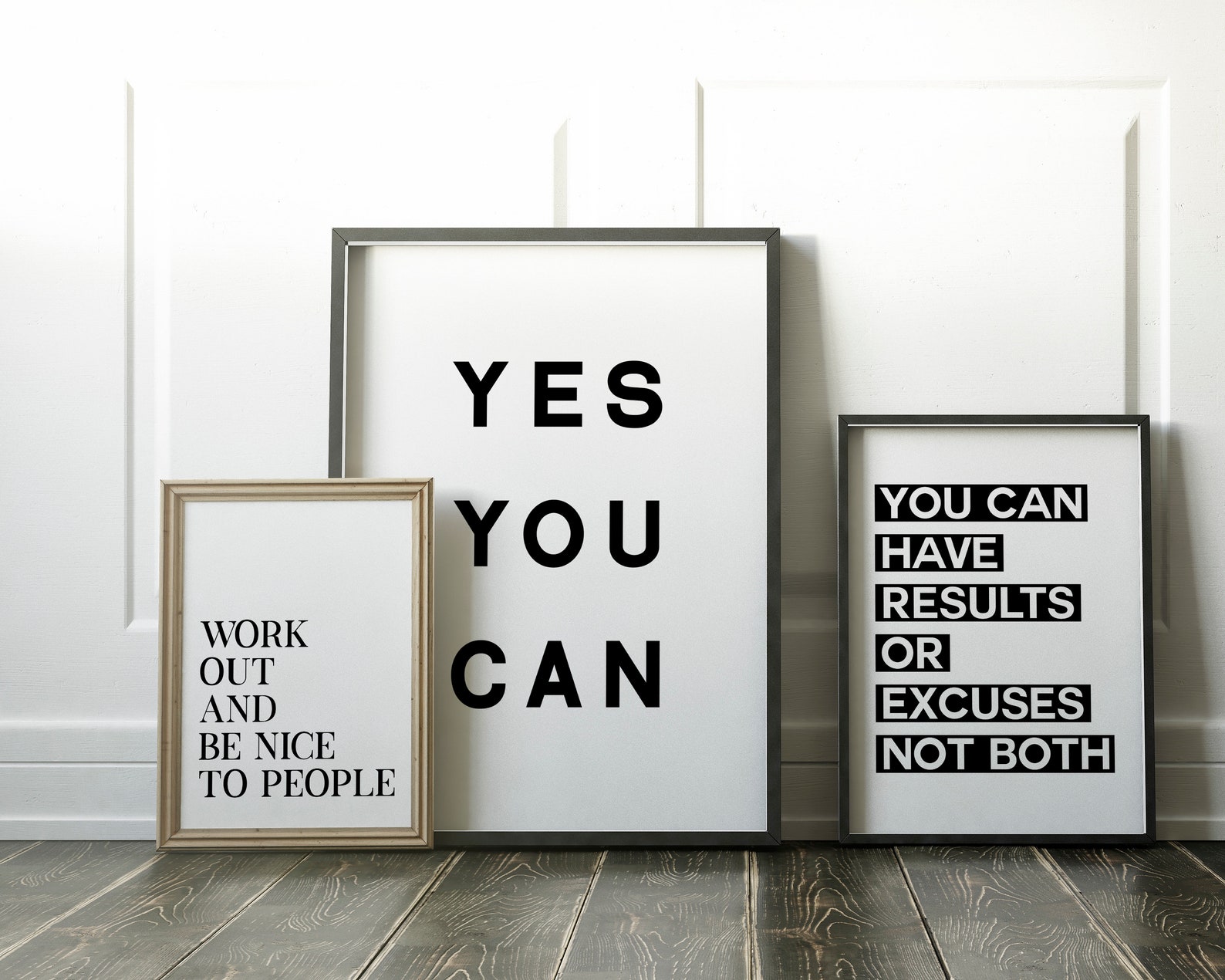 Motivational Poster Inspirational Wall Art Home Gym Decor - Etsy