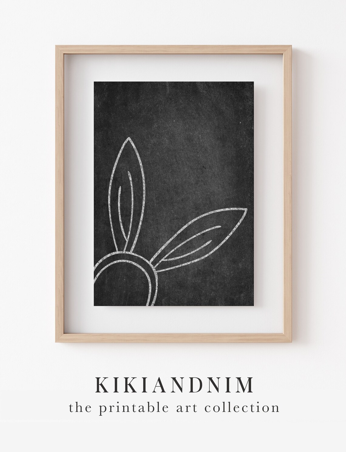 Easter Printable Wall Art Boho Easter Decor Easter Bunny - Etsy