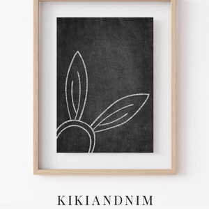 Easter Printable Wall Art | Boho Easter Decor | Easter Bunny Decor ...
