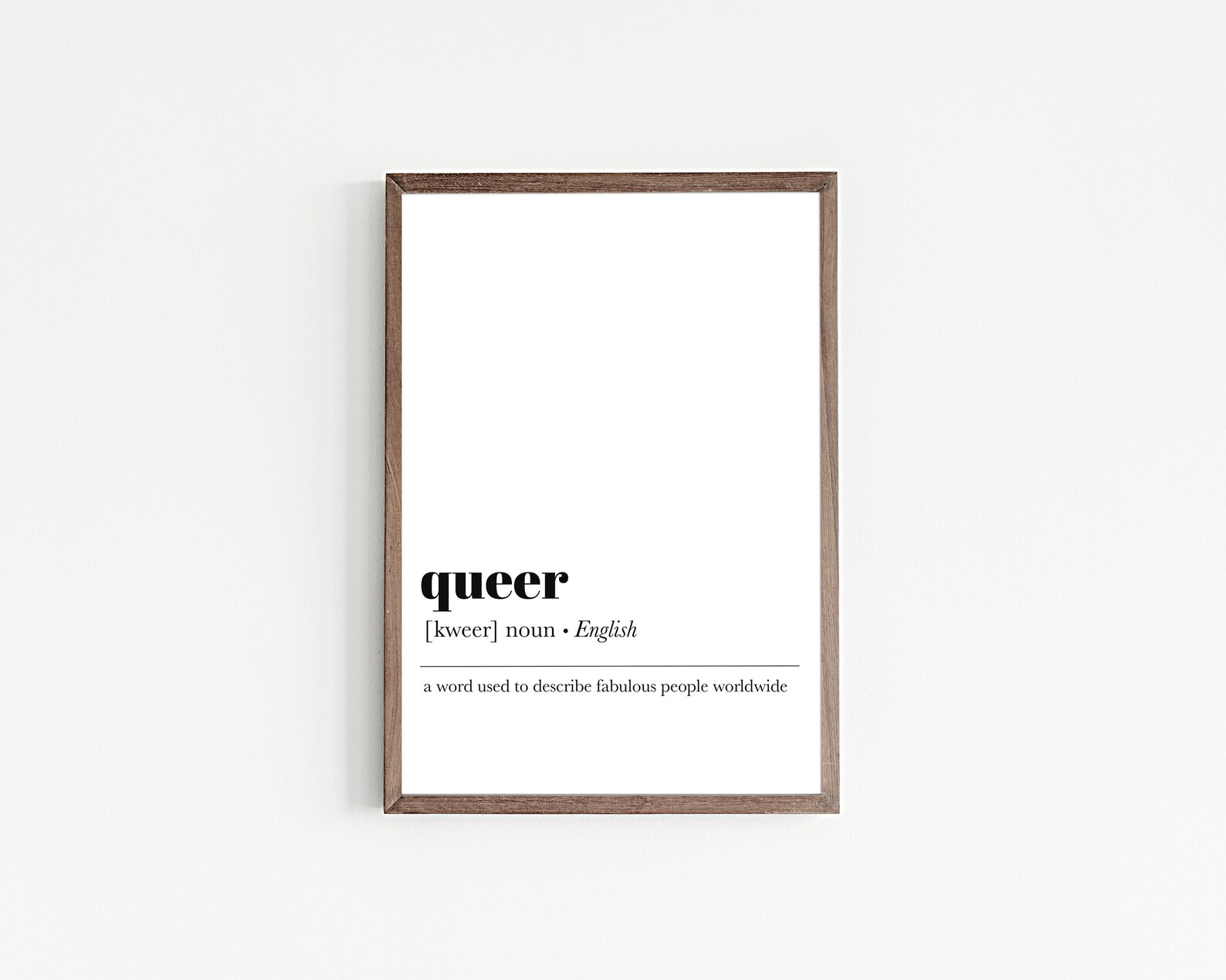 Queer Definition Print Queer Wall Art LGBTQ Gift LGBT - Etsy