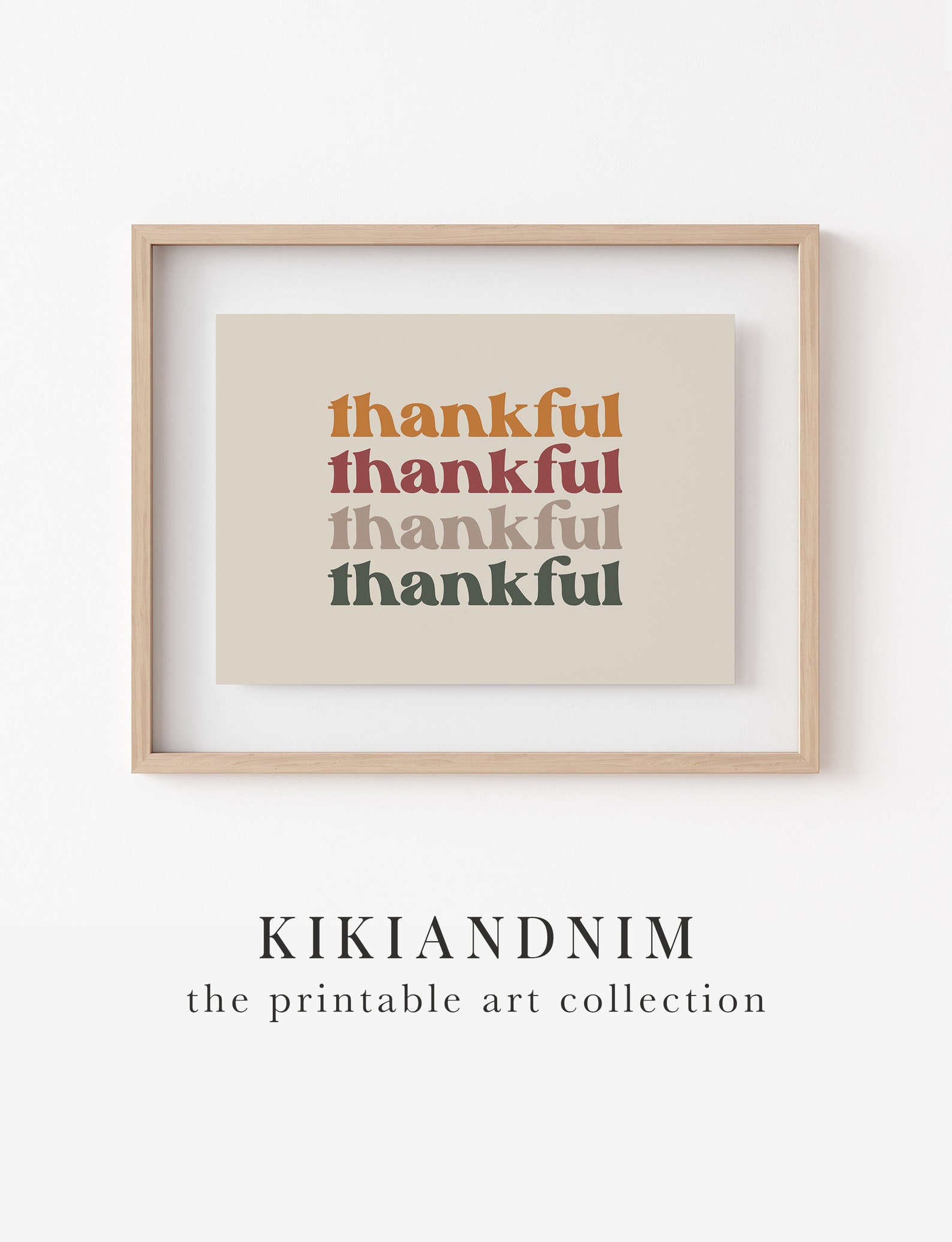Thanksgiving Wall Art Thankful Sign Give Thanks Print - Etsy