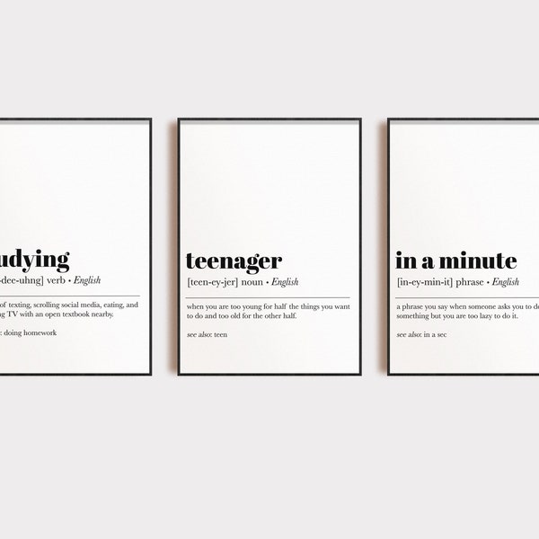 Teen Room Art - Etsy