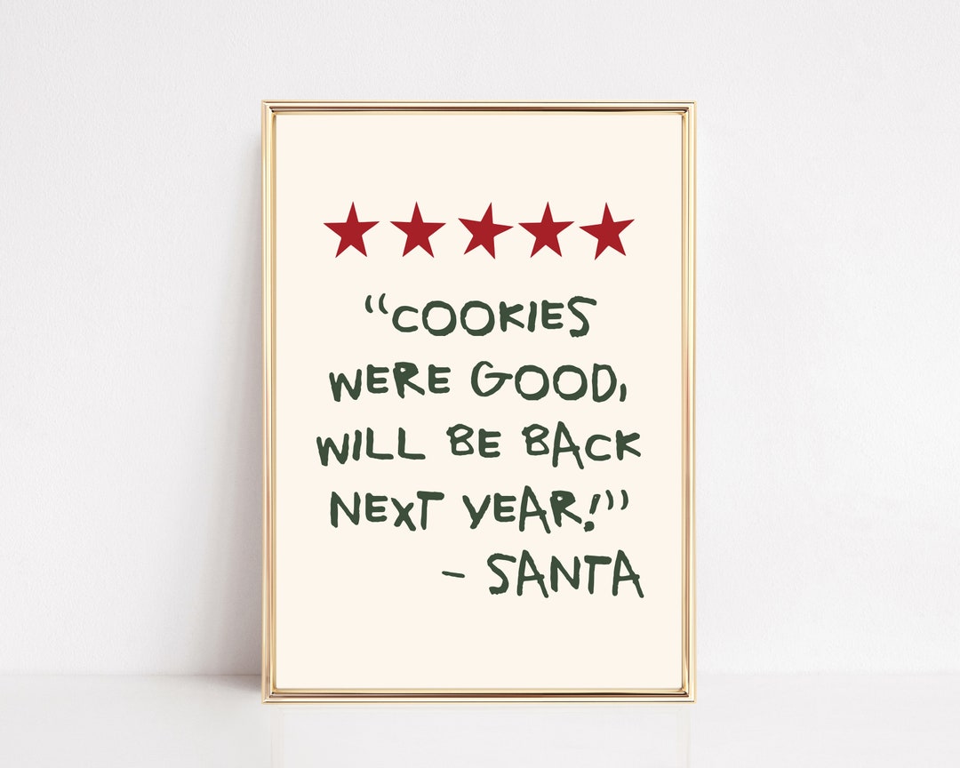 Funny Christmas Decor | Christmas Wall Art | Trendy Rating Sign ...