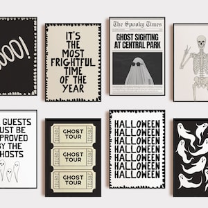 Halloween Decor | 20 HALLOWEEN DIGITAL PRINTS | Halloween Wall Art ...