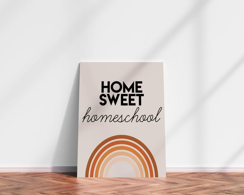 Home Sweet Homeschool Printable | Home Sweet Homeschool Sign | Home ...