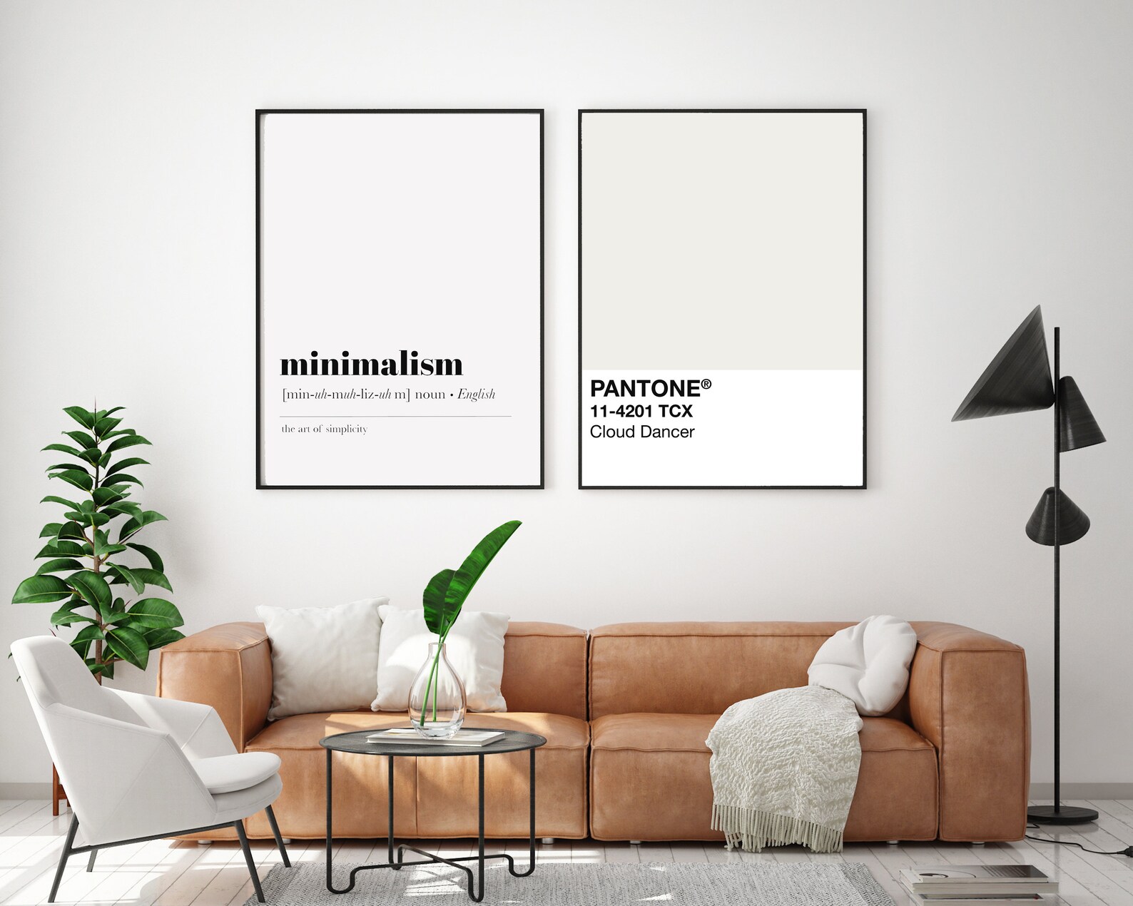 Minimalist definition print living room decor zen wall art | Etsy