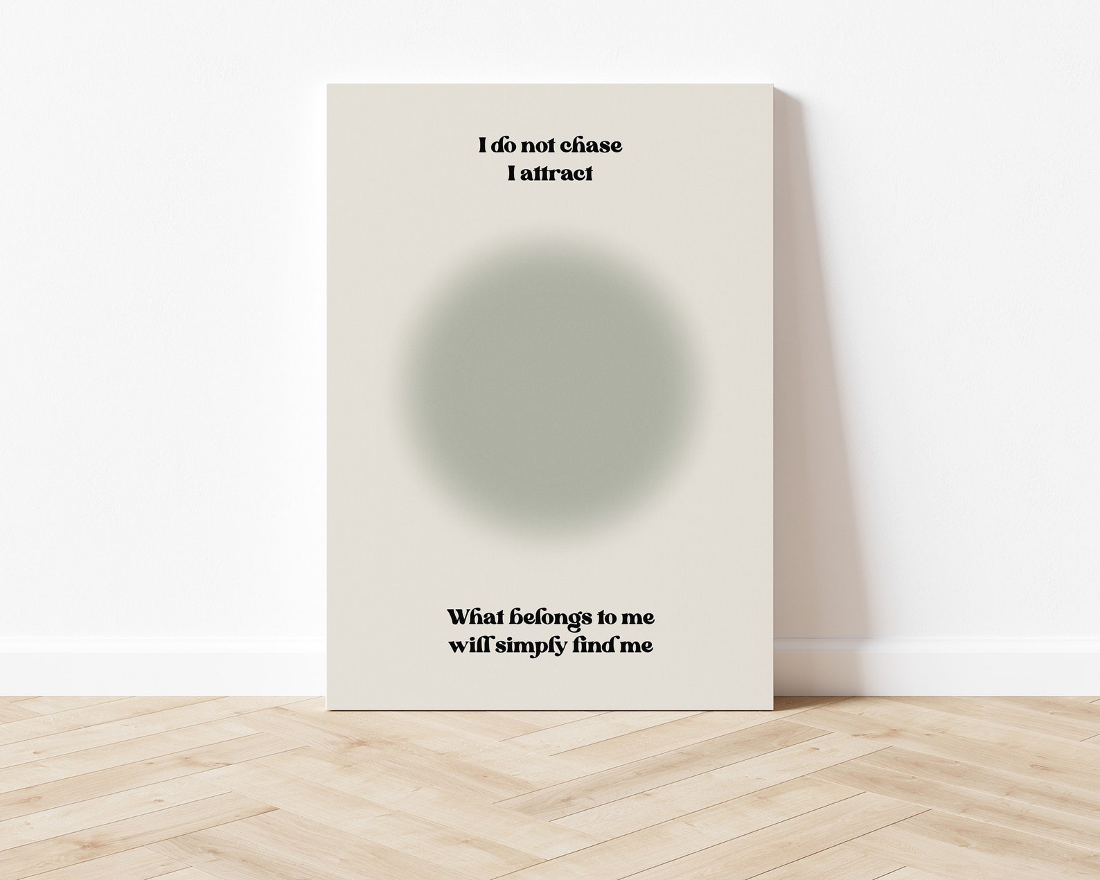 Manifest Poster | I Do Not Chase I Attract | Aura Poster ...