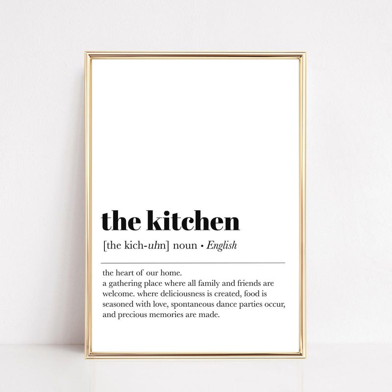 Kitchen Poster - Etsy Canada