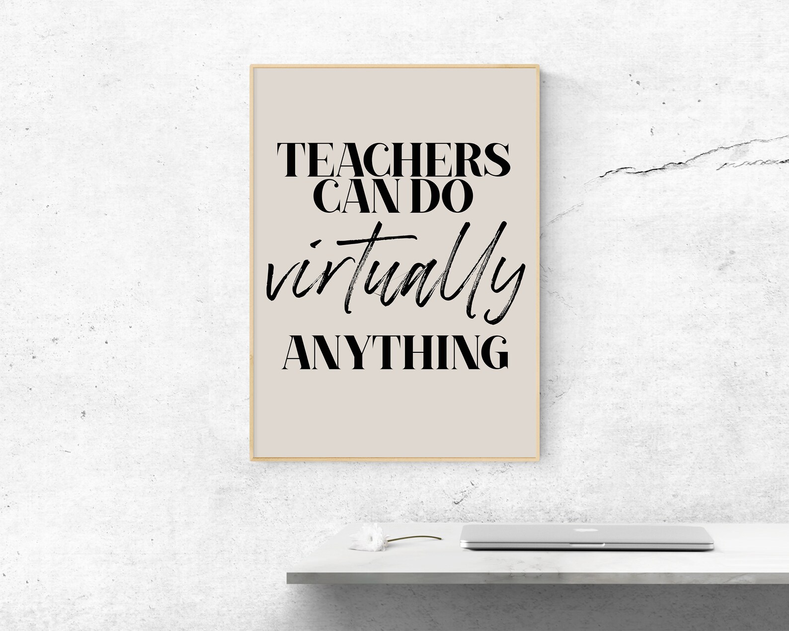 Teachers Can Do Virtually Anything Art Print Gifts for | Etsy