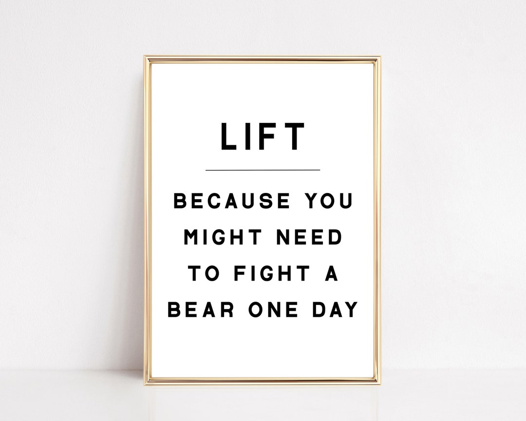 Gym Decor | Gym Wall Art | Home Gym Decor | Lifting Poster | Gym ...