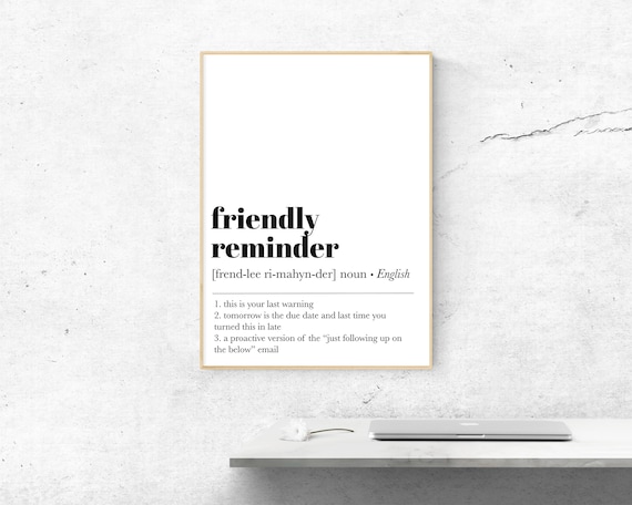 Funny Reminder Clip Art