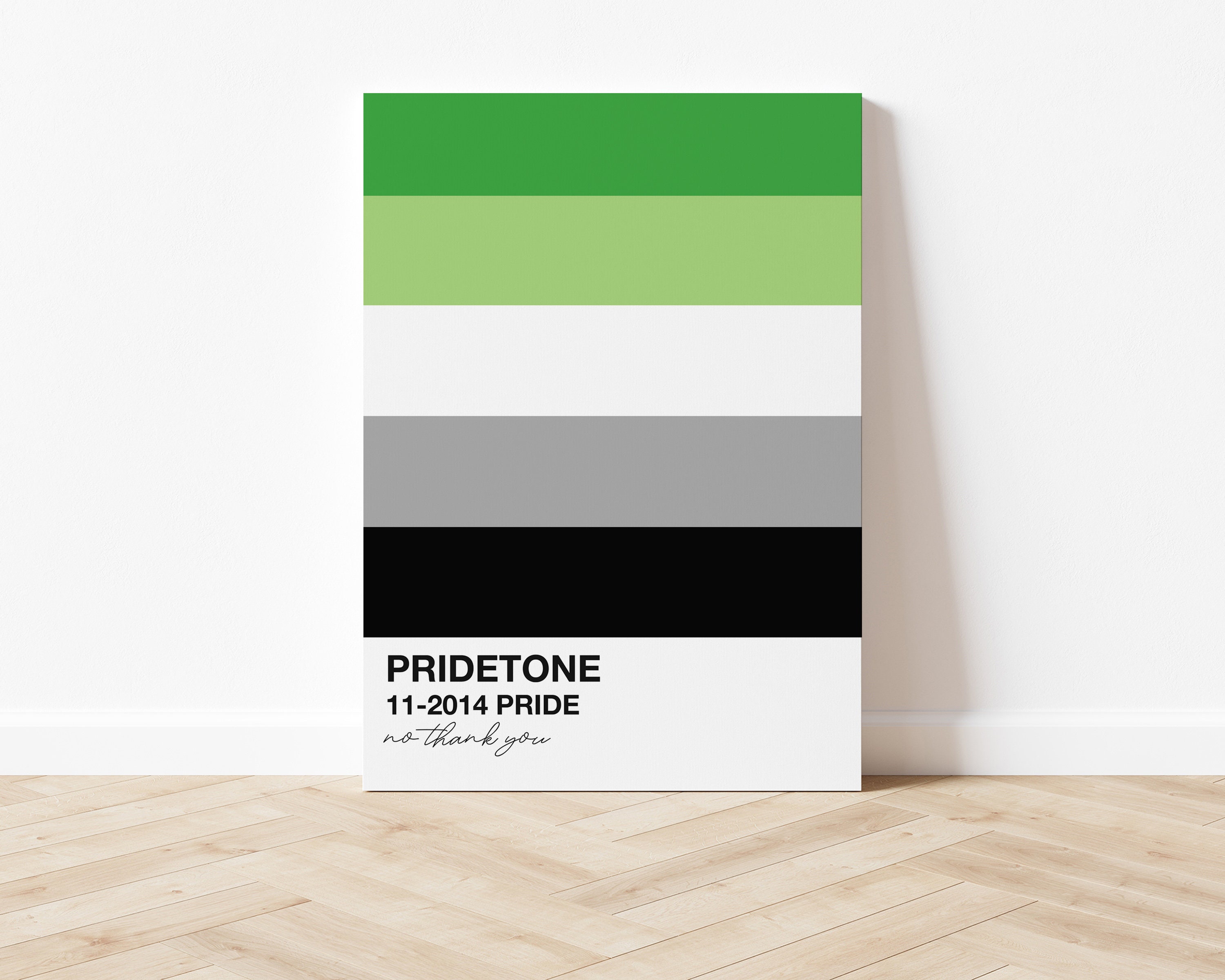 Aromantic pride print aromantic pride flag LGBTQ poster | Etsy