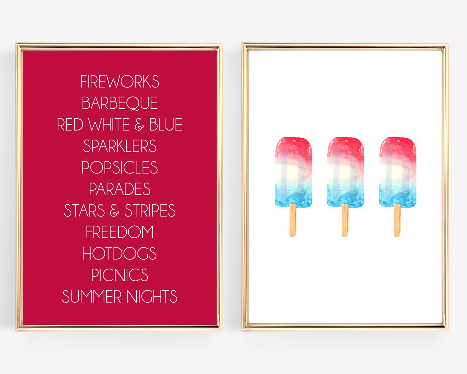 4th of July Decor Mega Bundle Set Set of 20 PRINTABLES - Etsy