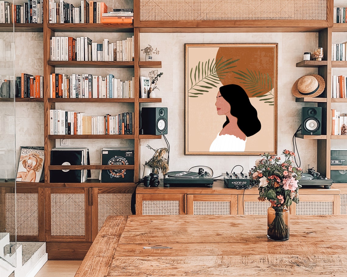 Feminine wall art woman wall art printable wall art | Etsy