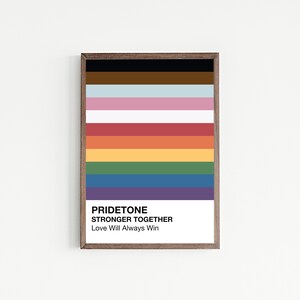 Pride Print | Inclusive Pride Flag | Pride Home Decor | LGBTQ Gift ...