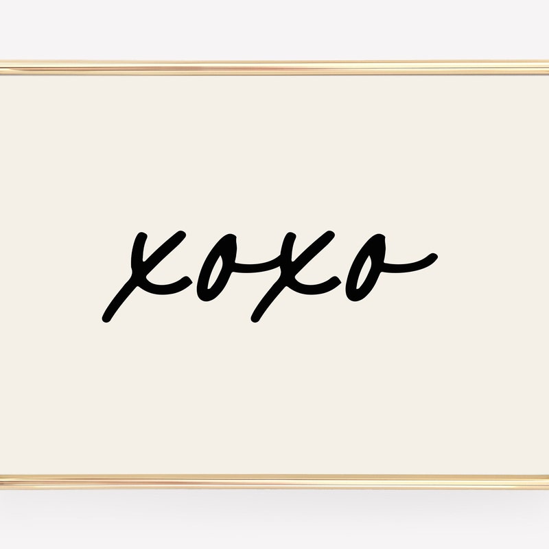 Xoxo Wall Art - Etsy