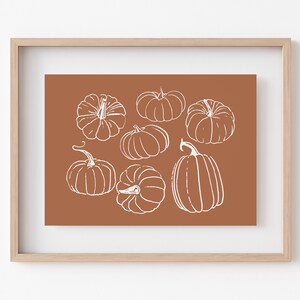 Pumpkin Wall Art | Fall Printable Wall Art | Halloween Kitchen Decor ...