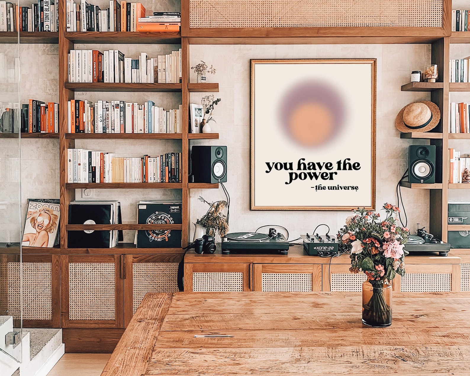 Affirmation Wall Art | 70s Wall Art | Manifest Poster | Manifestation ...