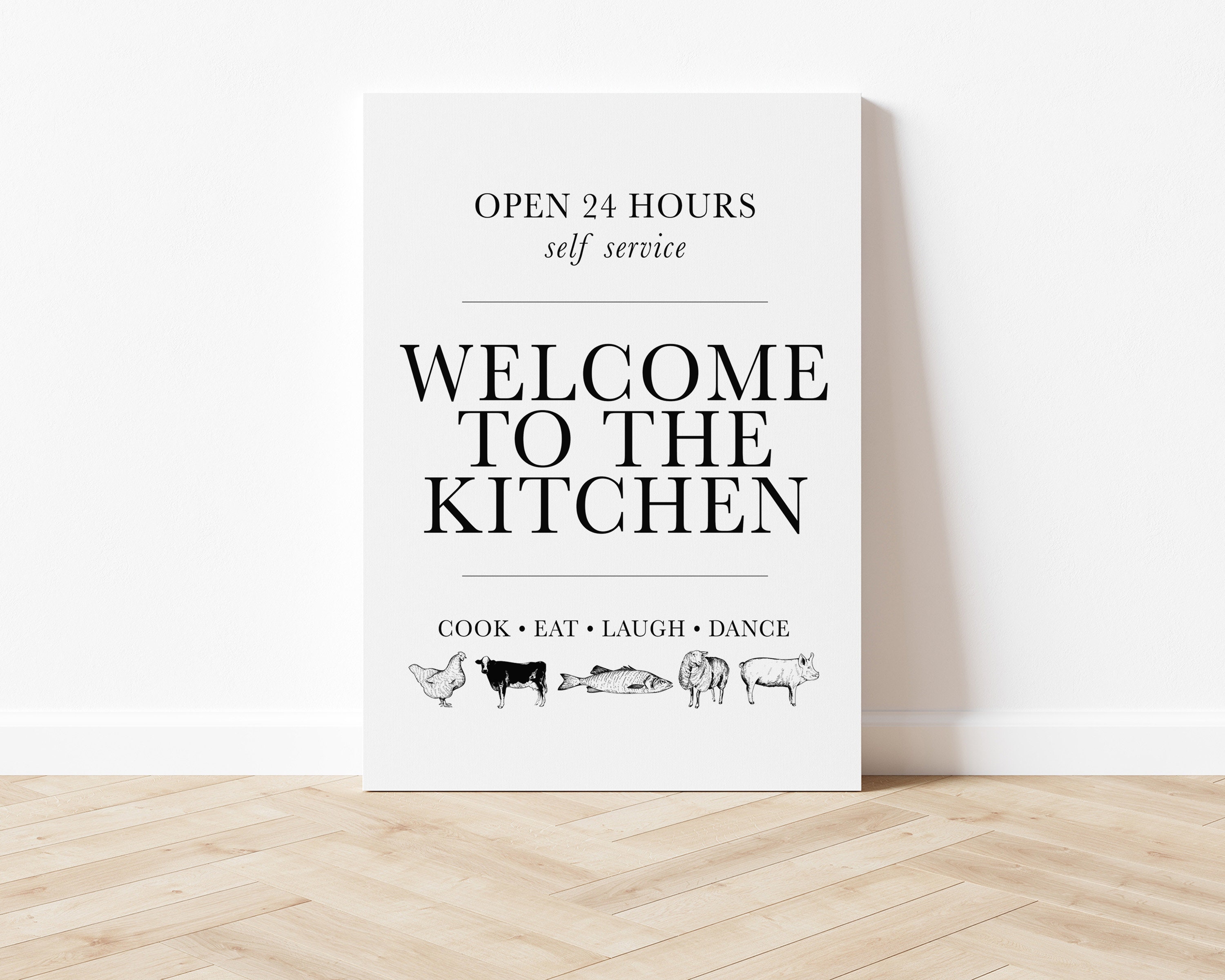 Kitchen Sign Kitchen Wall Decor Kitchen Wall Art Kitchen - Etsy
