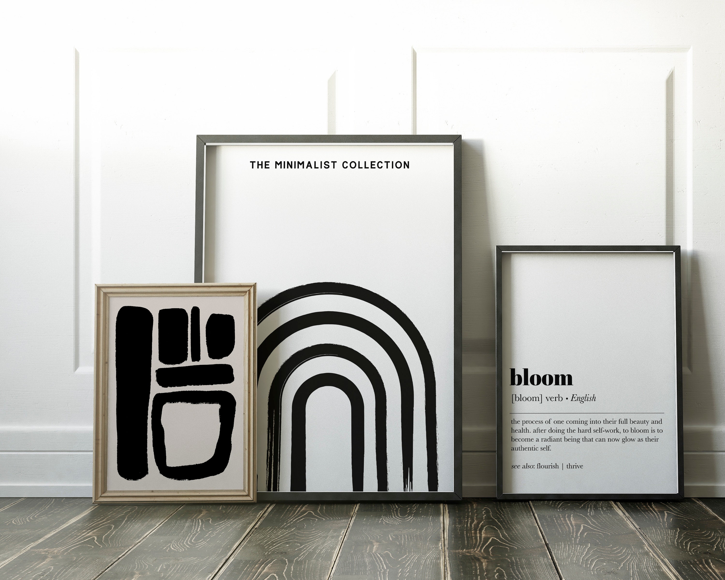 Bloom Definition Print | Manifest Poster | Self Care Wall Art ...