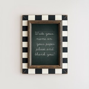 Cute Classroom Decor | Chalkboard Classroom Wall Art | Write Your Name ...