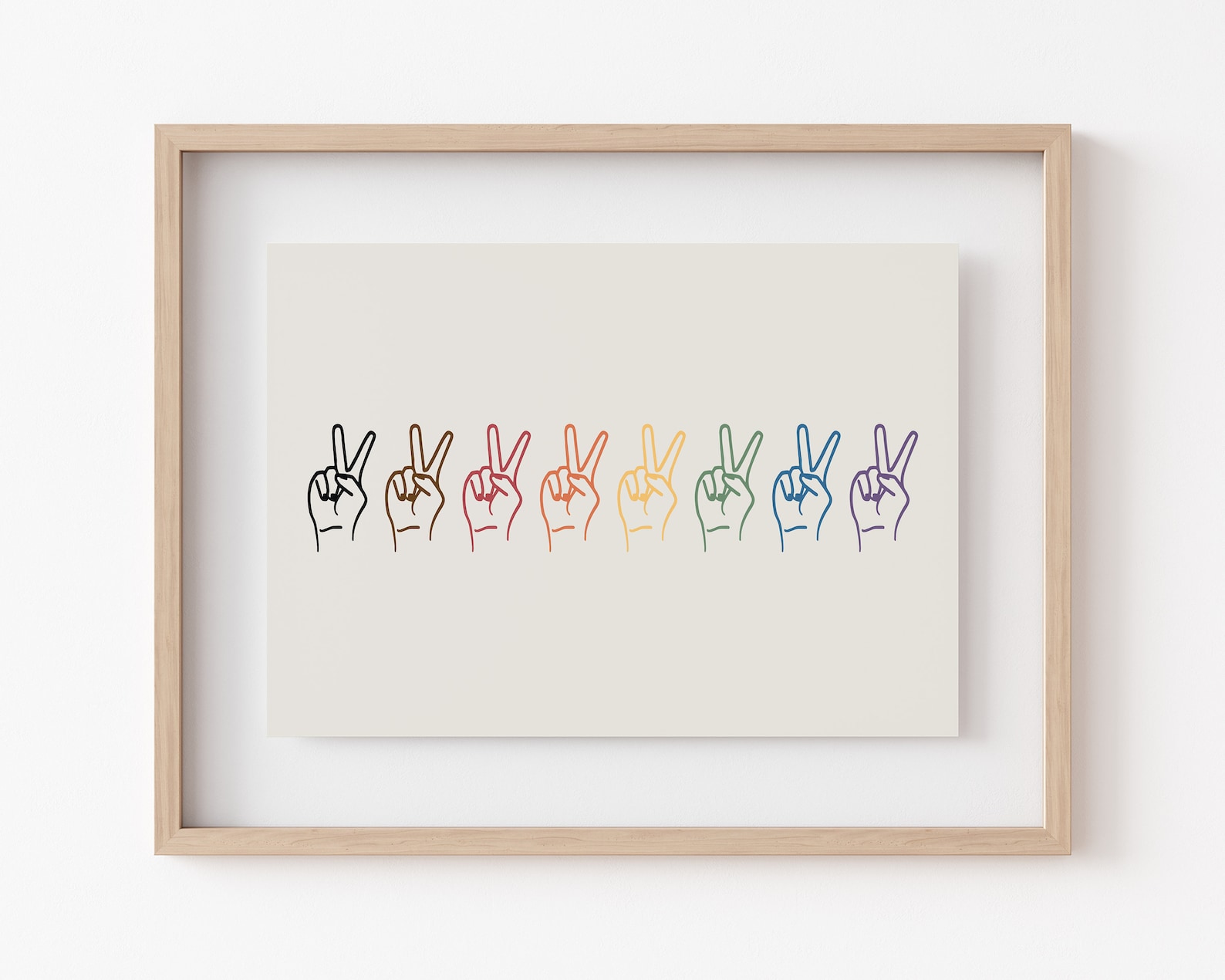 Subtle Pride Wall Art | LGBT Pride Decor | Pride Office Decor | LGBTQ ...