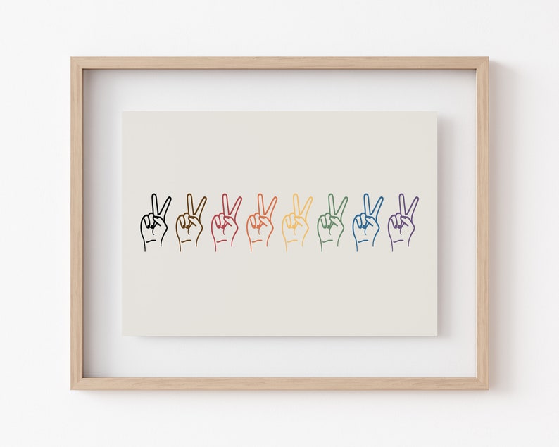 Subtle Pride Wall Art LGBT Pride Decor Pride Office Decor - Etsy