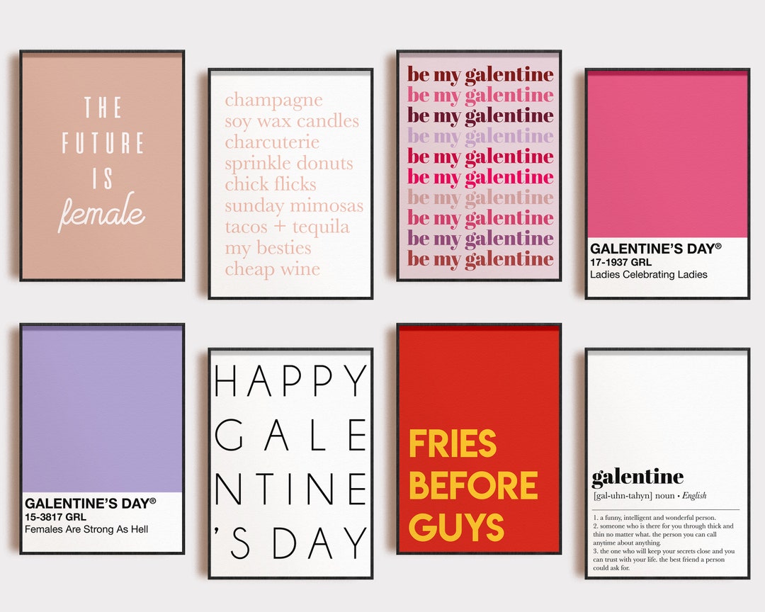 Galentines Day Decor 16 Galentines Day Printables Galentines Day Party ...