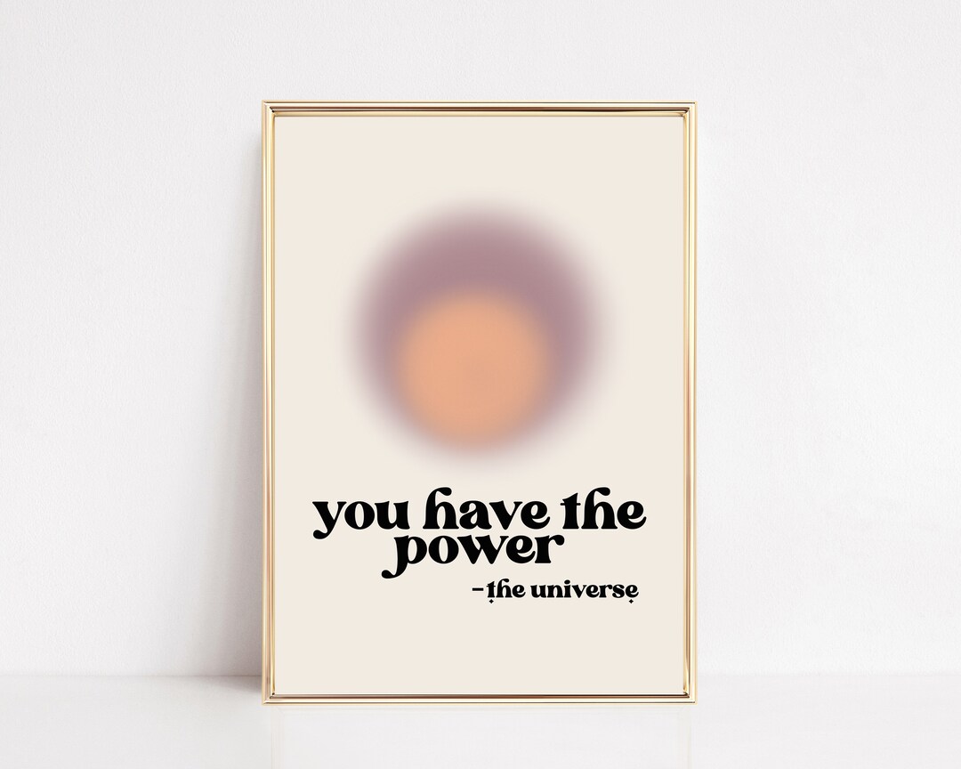 Affirmation Wall Art | 70s Wall Art | Manifest Poster | Manifestation ...