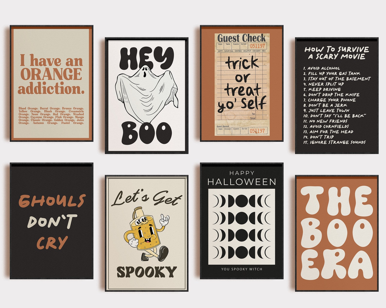 Halloween Prints | 20 HALLOWEEN PRINTABLES | Halloween Decor ...