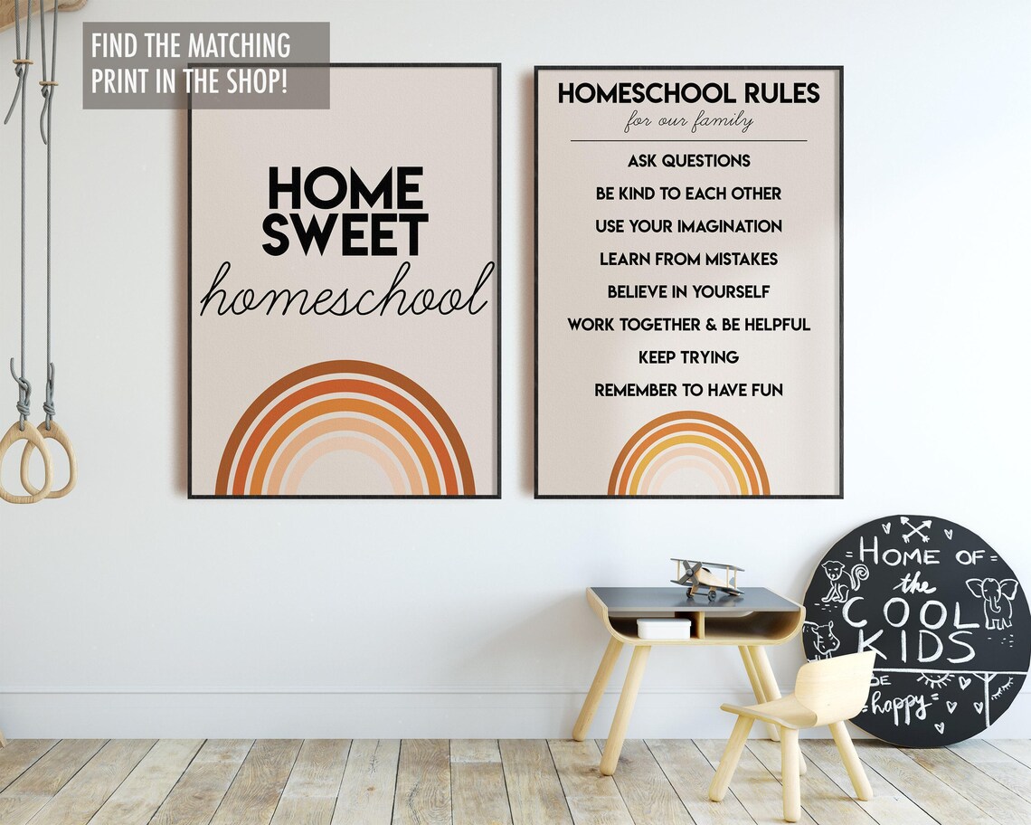 Home Sweet Homeschool Printable | Home Sweet Homeschool Sign | Home ...