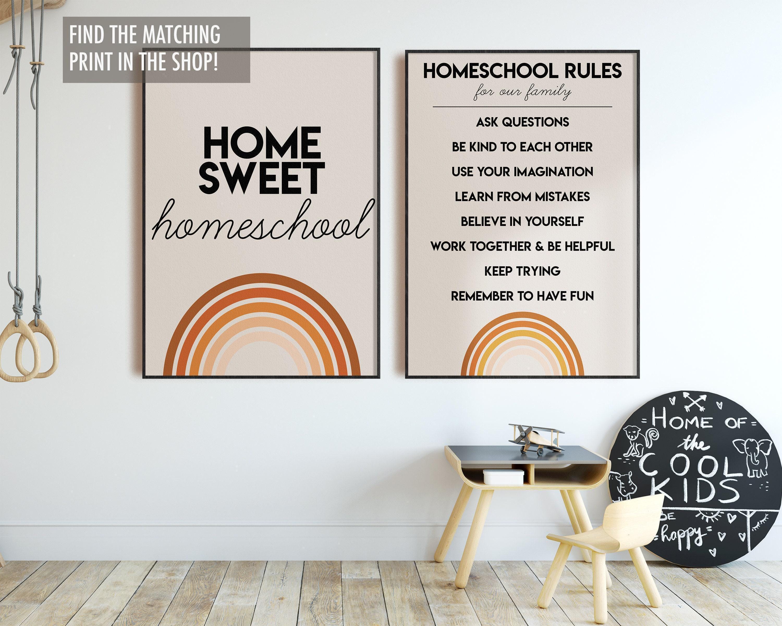 Home Sweet Homeschool Printable | Home Sweet Homeschool Sign | Home ...