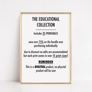 Educational Posters | 35 PRINTABLES | Classroom Decor Bundle ...