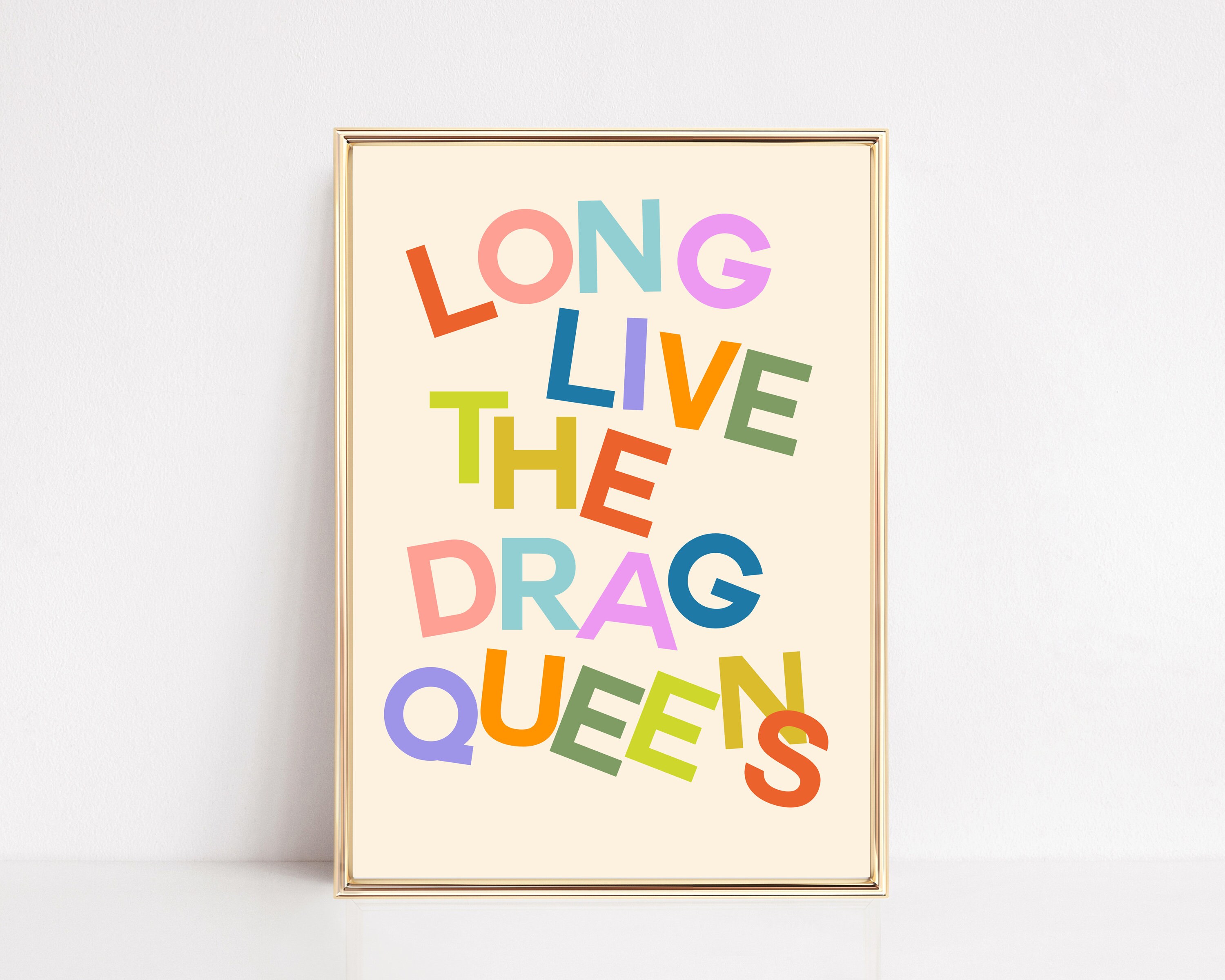 Pride Decor | Drag Queen Wall Art | Gay Pride Wall Art | LGBTQ Art ...
