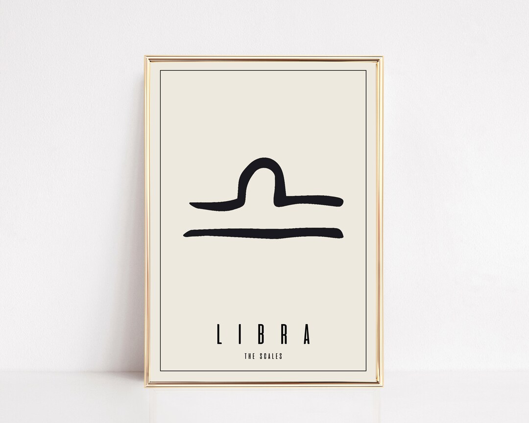 Gifts for Libras | Libra Wall Art | Libra Zodiac Print | Astrology Gift ...