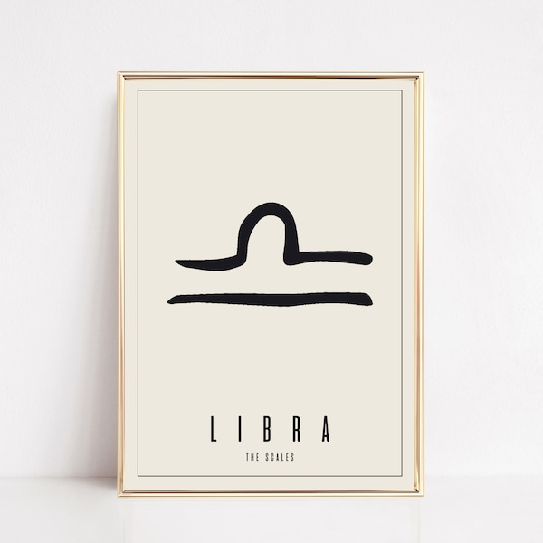 Libra Wall Art - Etsy